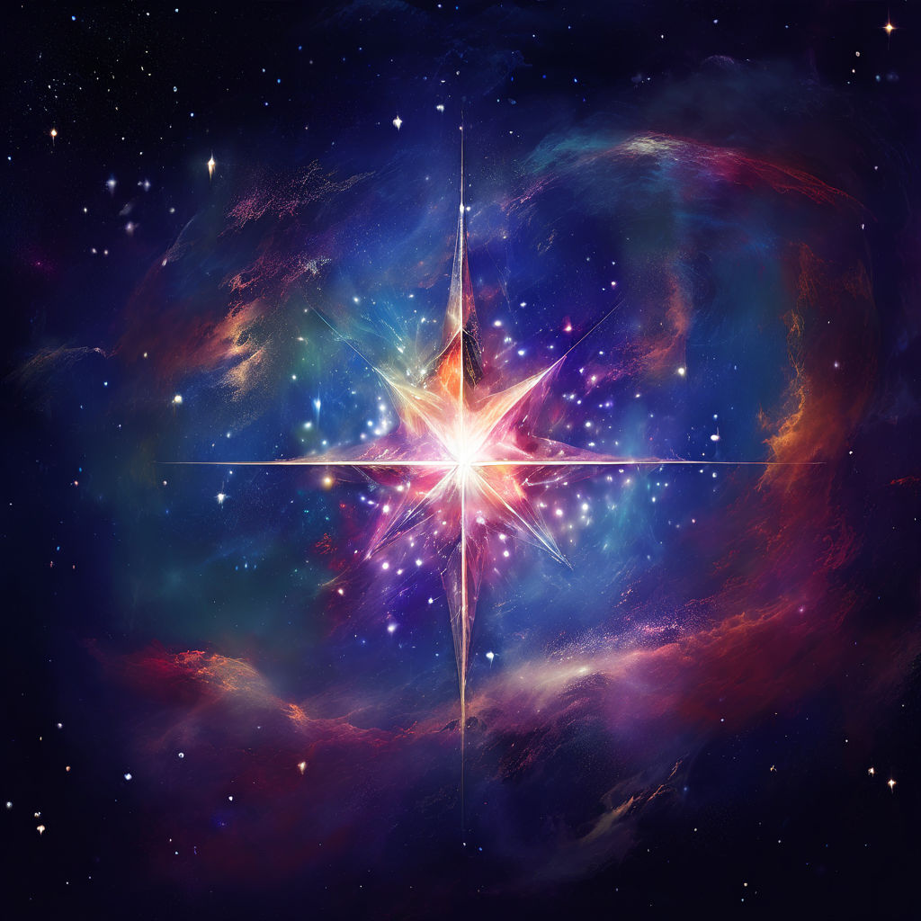 7 star in universe illustration by dorie durian - Playground