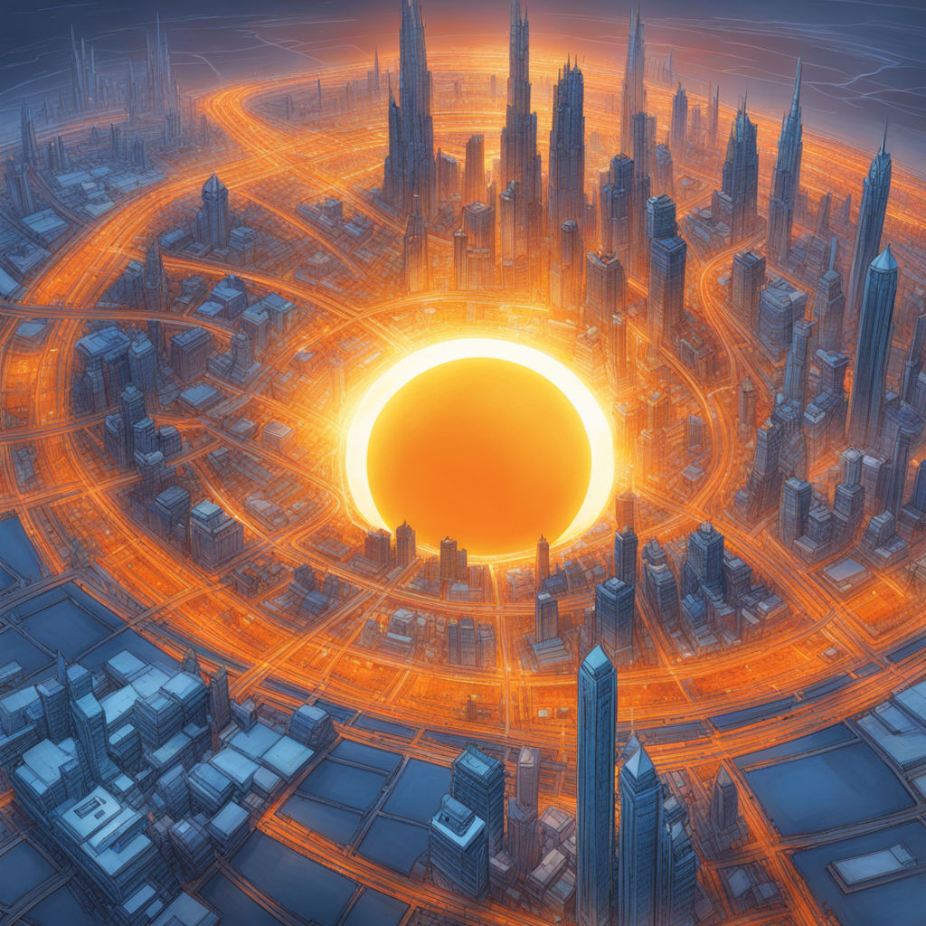 DnD map of a futuristic city by sych - Playground