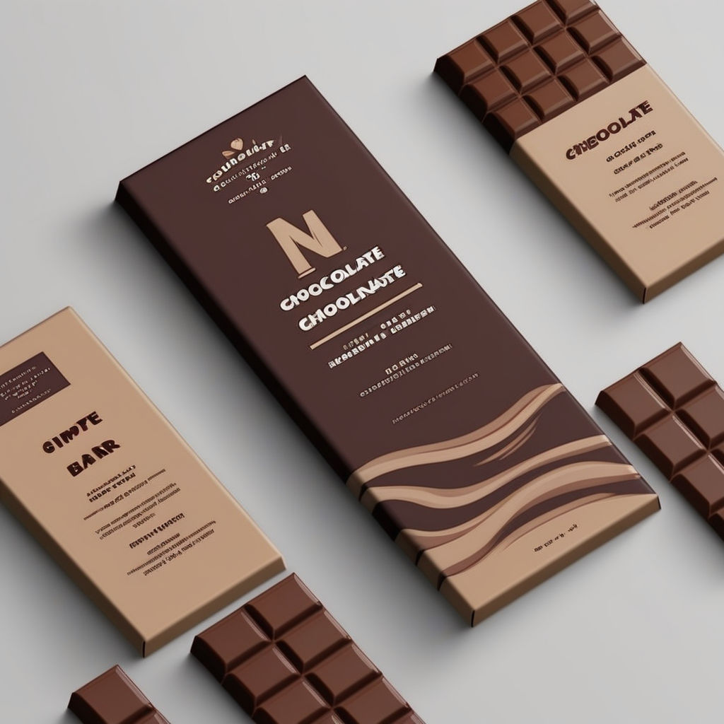simple chocolate bar label design by Дар'я Литвинова - Playground