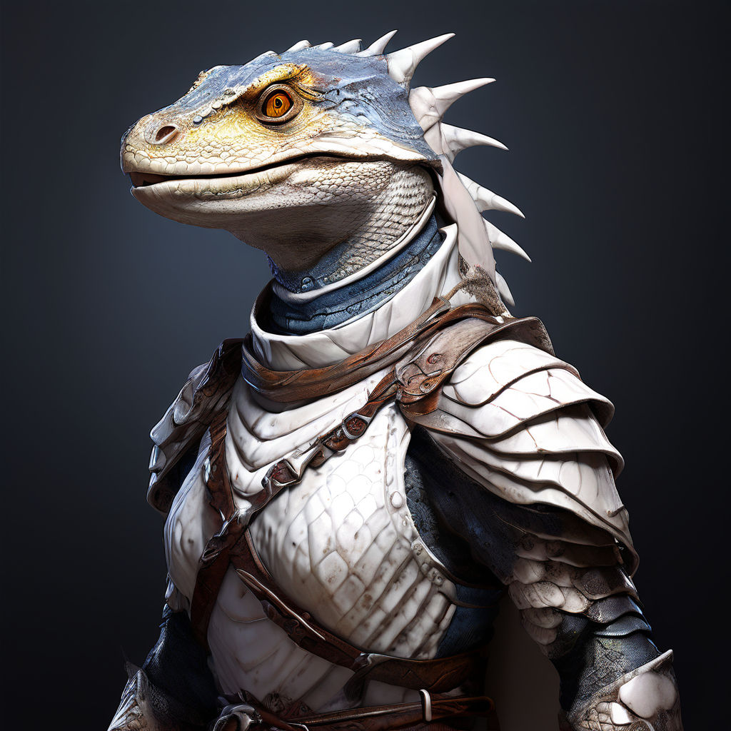 Female Lizardfolk Cleric by Amazing Name - Playground