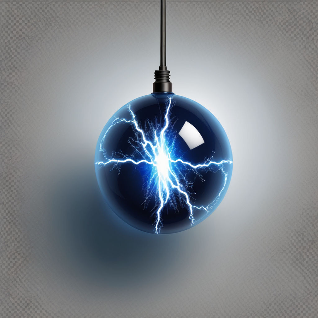A blue electricity ball isolated on transparent background. by Khalid ...
