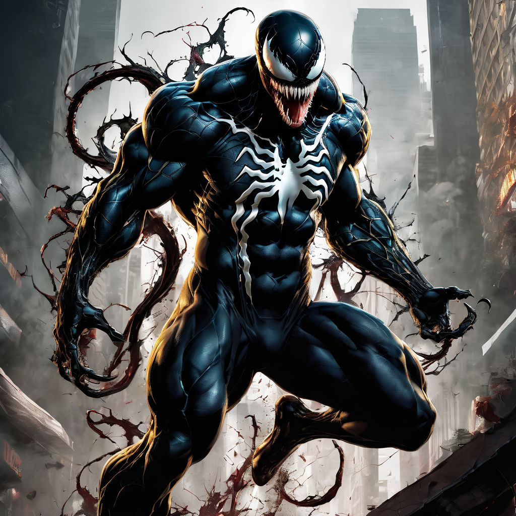 A Venom full body movie poster by Cimmy graphic - Playground