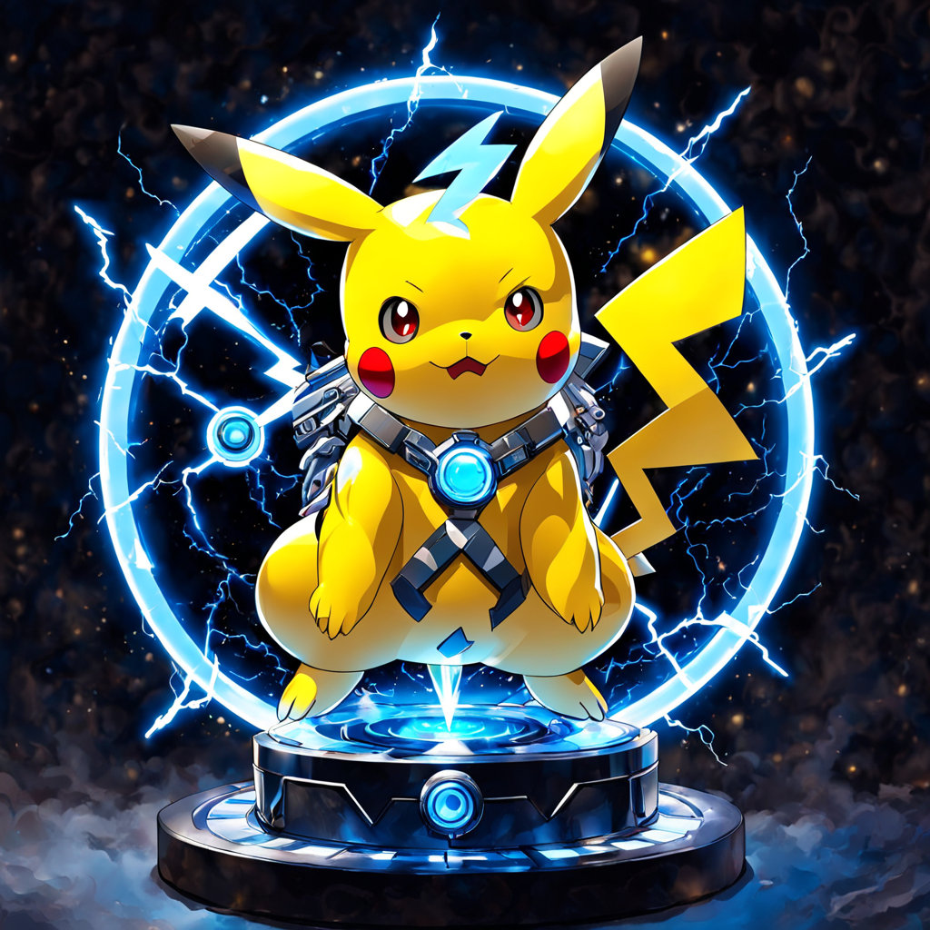 Mechanical Pikachu by M. Damian Zazueta Retamoza - Playground
