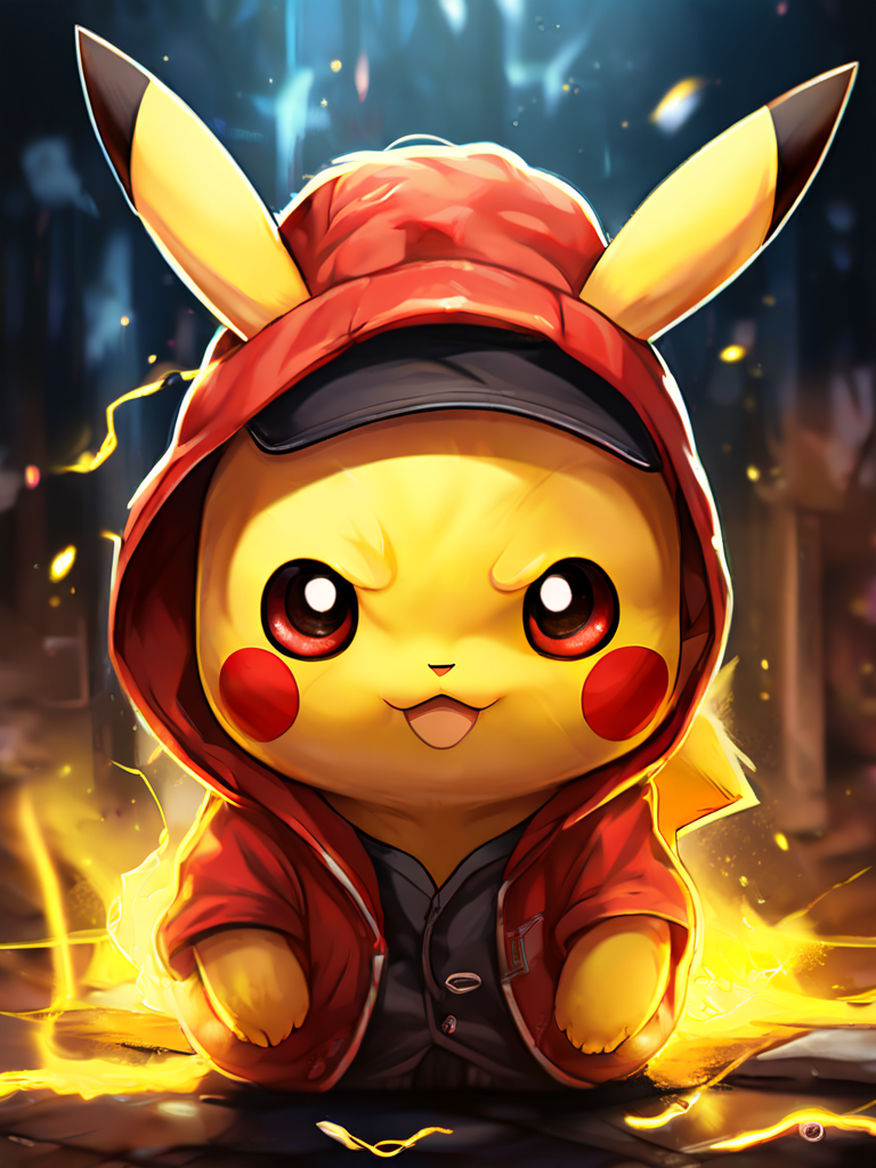 pikachu in anime style by EdGi Arroyo - Playground
