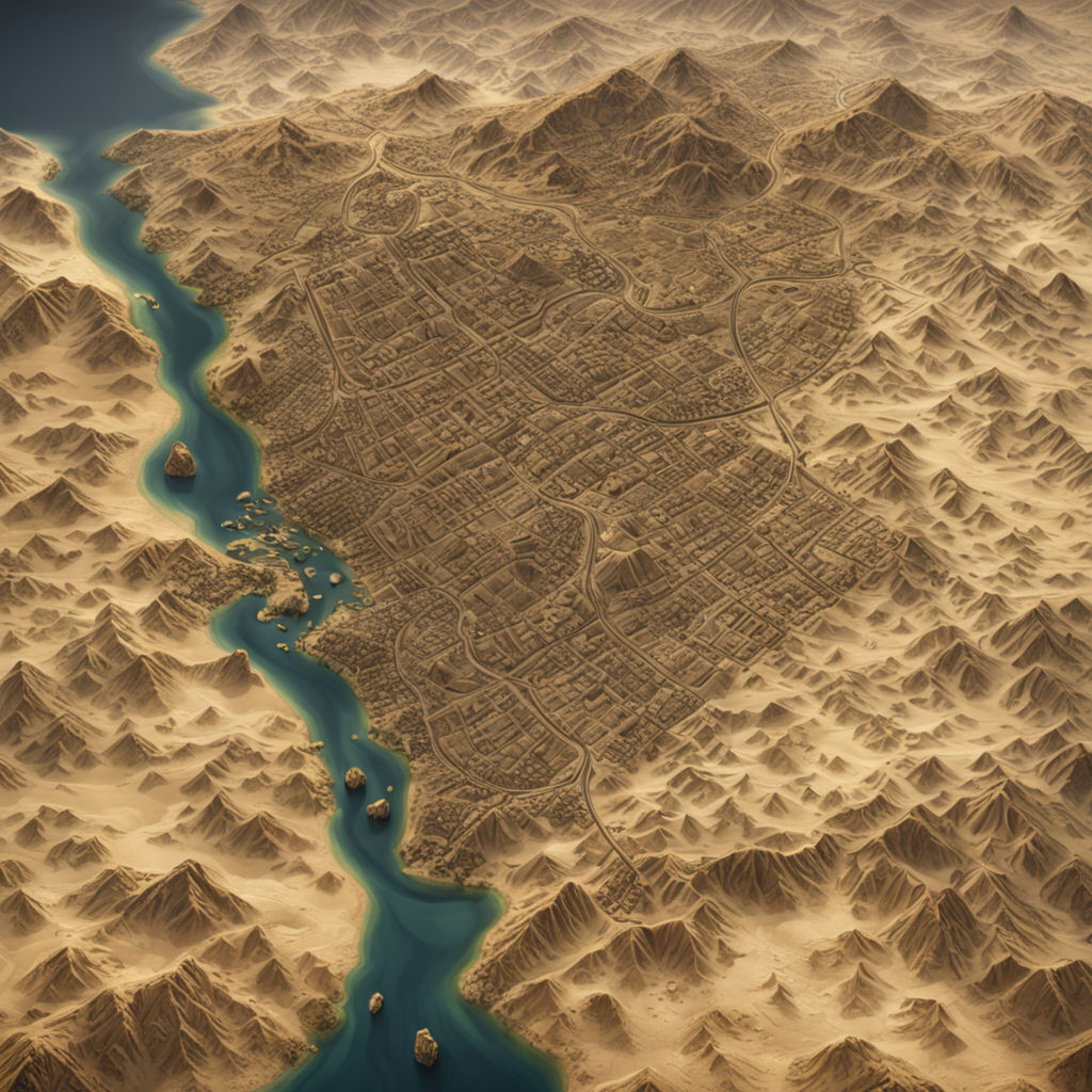 Ancient maps showing the location of cities in the Jordan Va... by ...