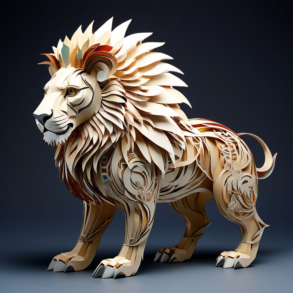 Paper Animal Sculptures: Use AI to generate templates for in... by ...