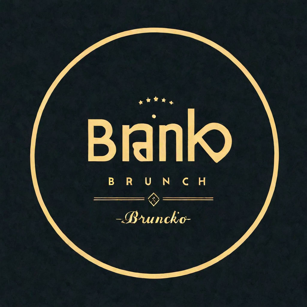 Logo for a brunch menu entitled "Branko" in big bold with sl... by ...