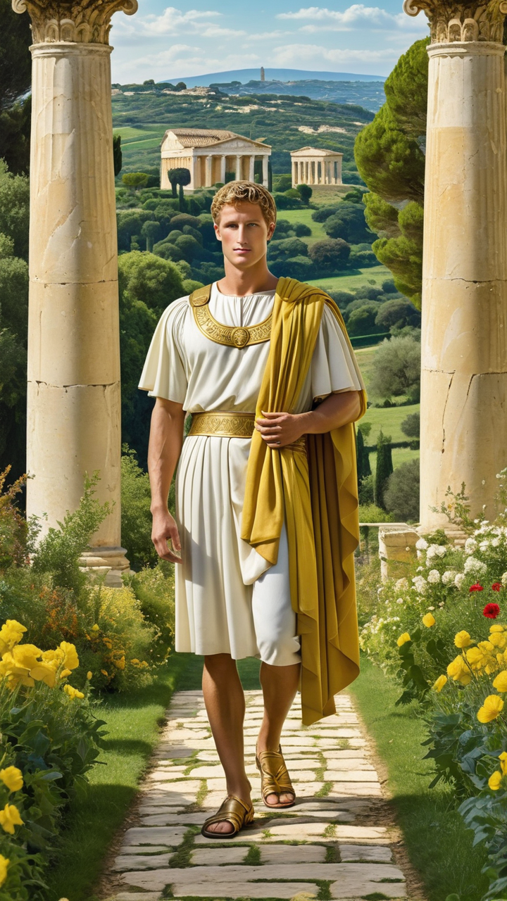 Augustus in full regalia by Micky Gal - Playground