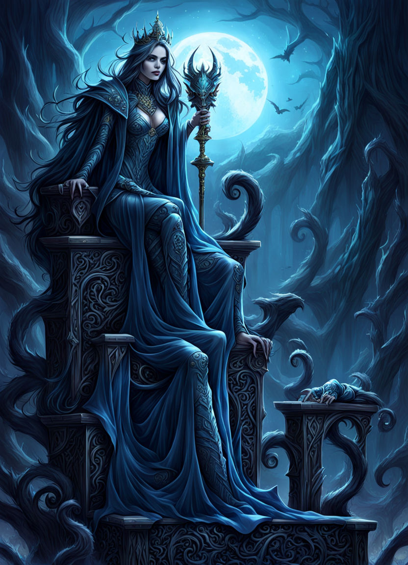 Female lich necrotic creature by GrimOwl - Playground