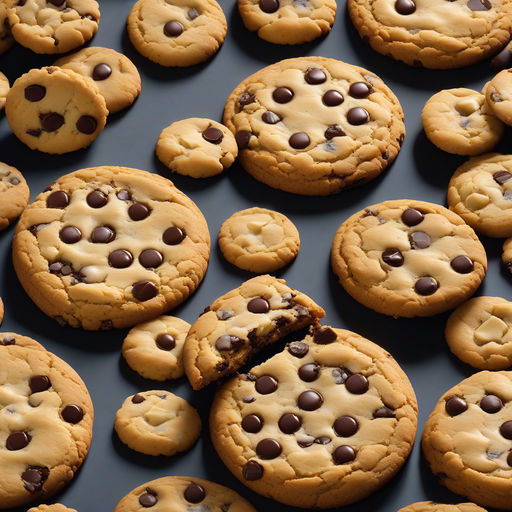 Five stages of a cookie being consumed by מורן חיים - Playground