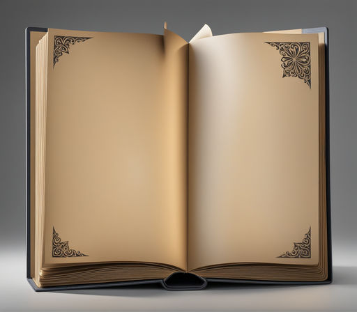 Open book from the front view by Angel Mere Perez - Playground