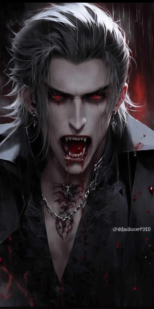Handsome young Vampire with piercing by Farahdila Fahmi - Playground