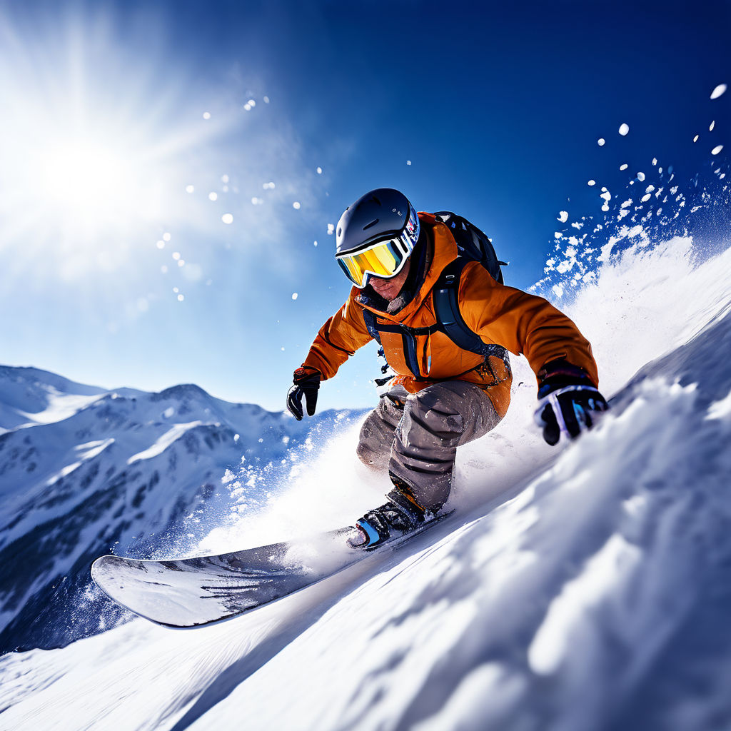 Snowboarder captured mid-acrobatic maneuver by Tommy C - Playground