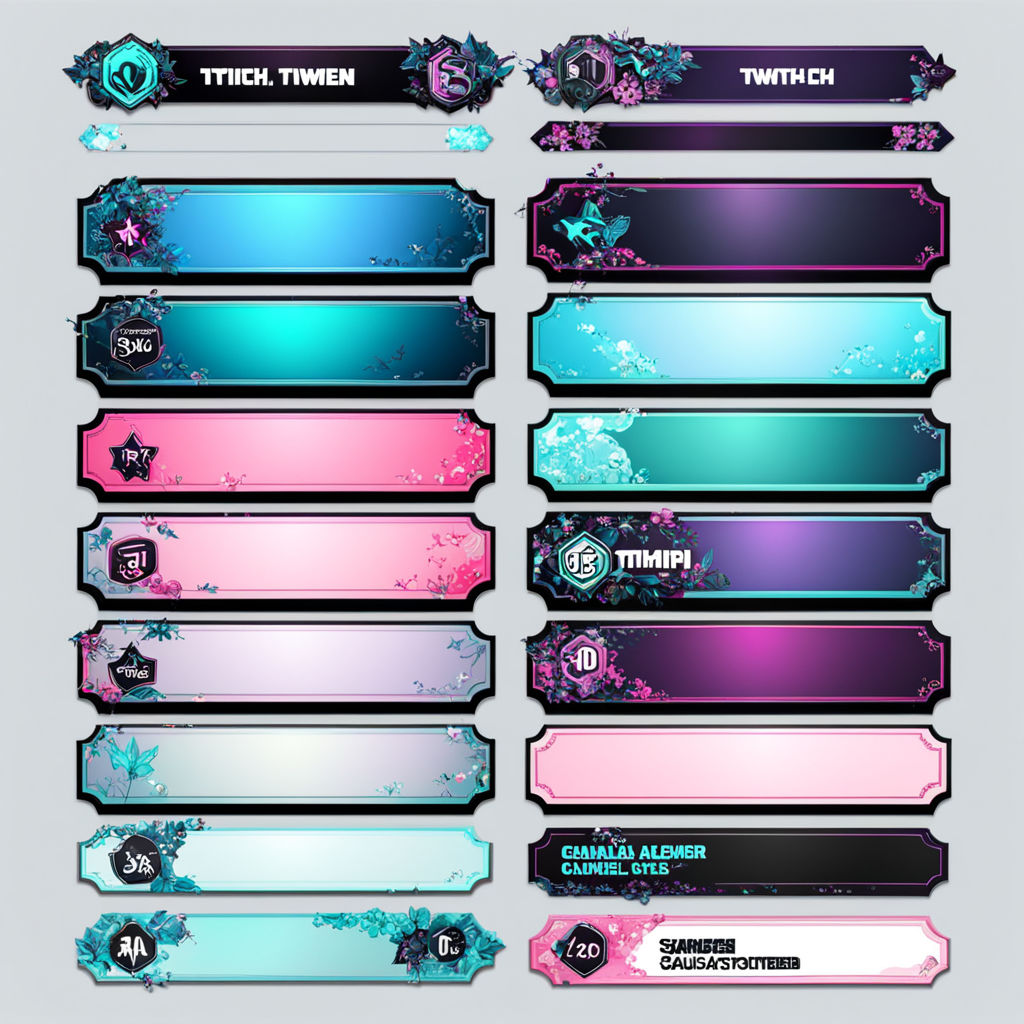 Twitch panels by Timyr Nikolaev - Playground