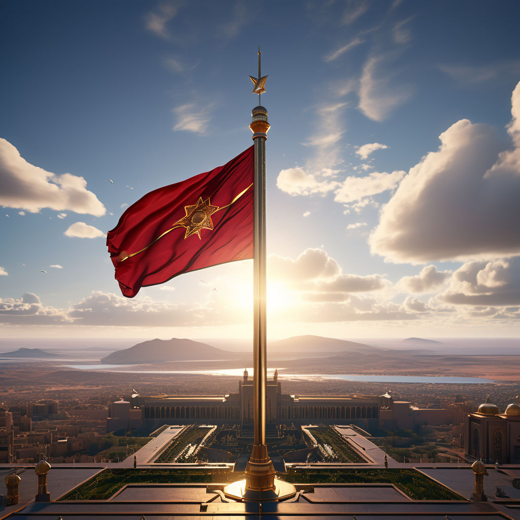 Moroccan Flag Redesigned With Panarabic Colours Vexillology