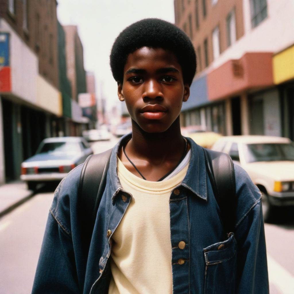 A black young man 18 years old walking down the street by Happy Channel ...