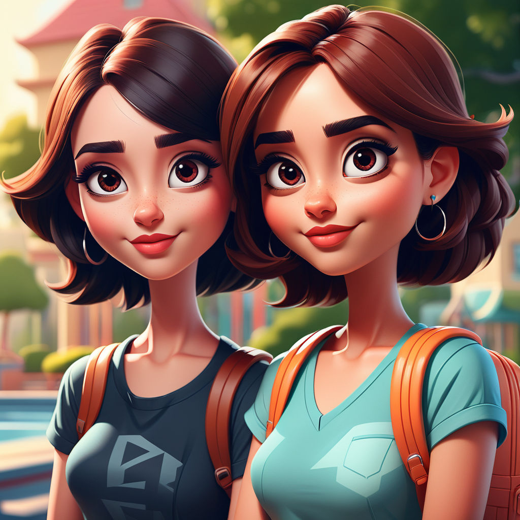 Create 2 beautiful cartoon characters by Joseph Adebayo - Playground