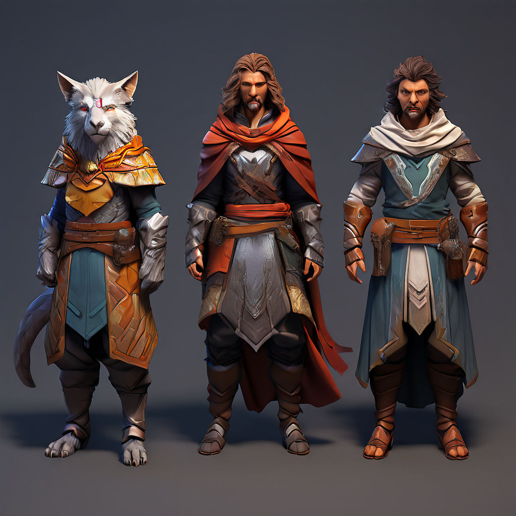 10 different human animal races from dnd by Даня Дыбенко - Playground