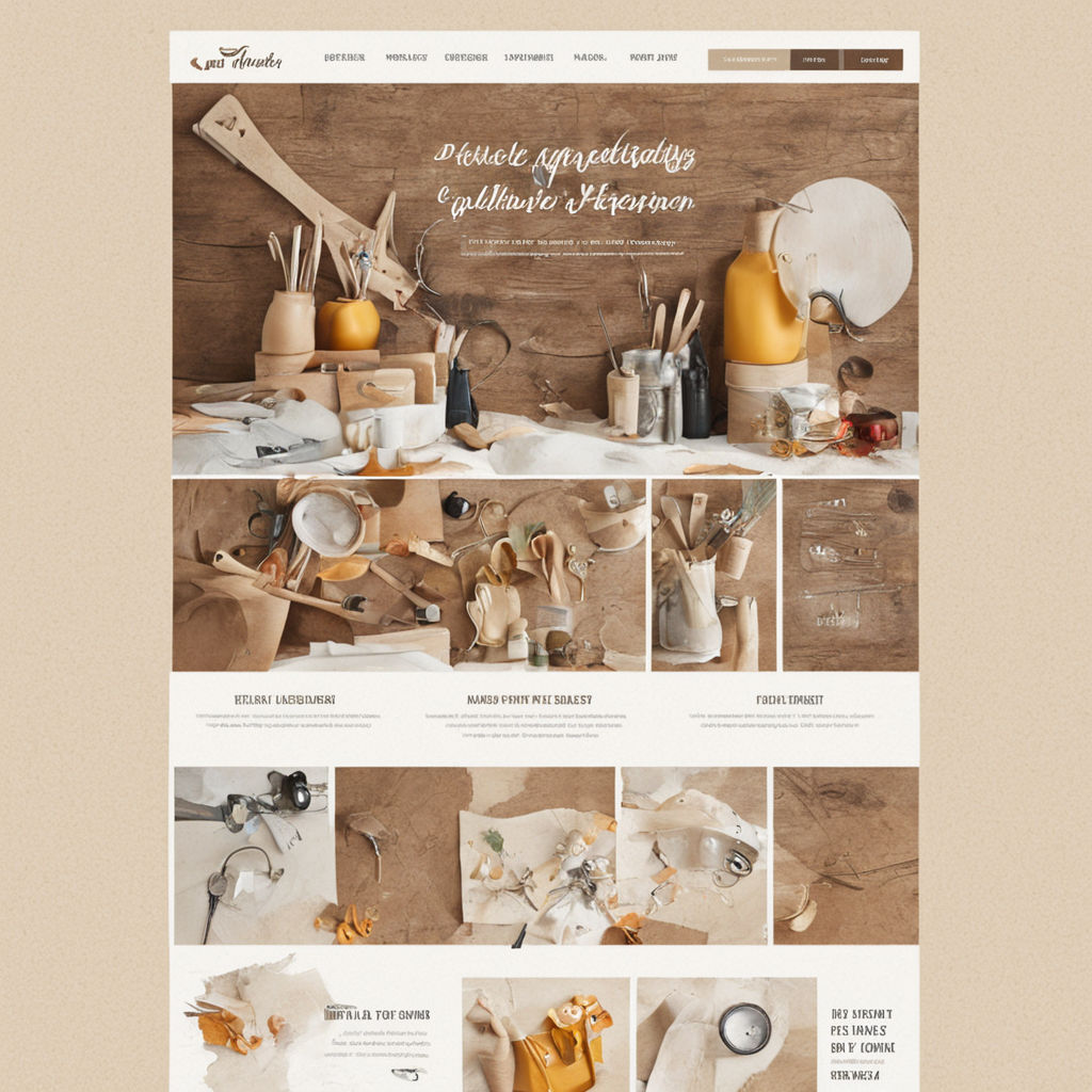 DIY CRAFT WEBSITE TEMPLATE by Ak - Playground