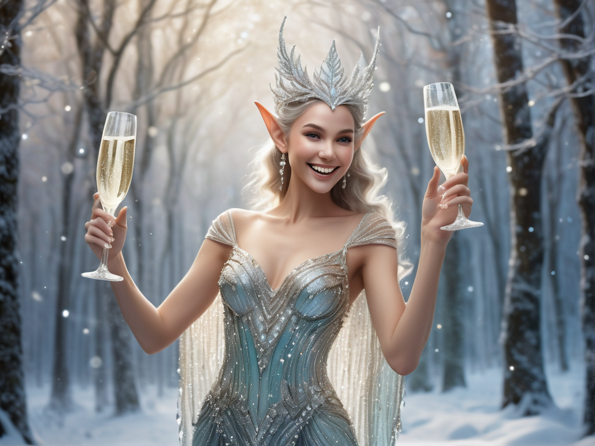 An ethereal elf lady with well-defined pointed ears by Deborah Bailey ...