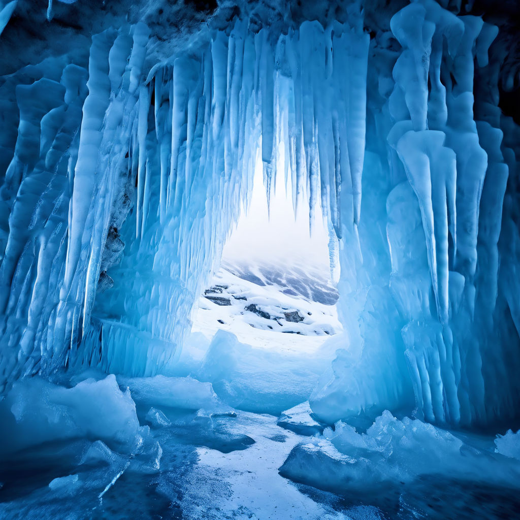 Ice cave royalty stock image image image of ice cave royalty... by ...