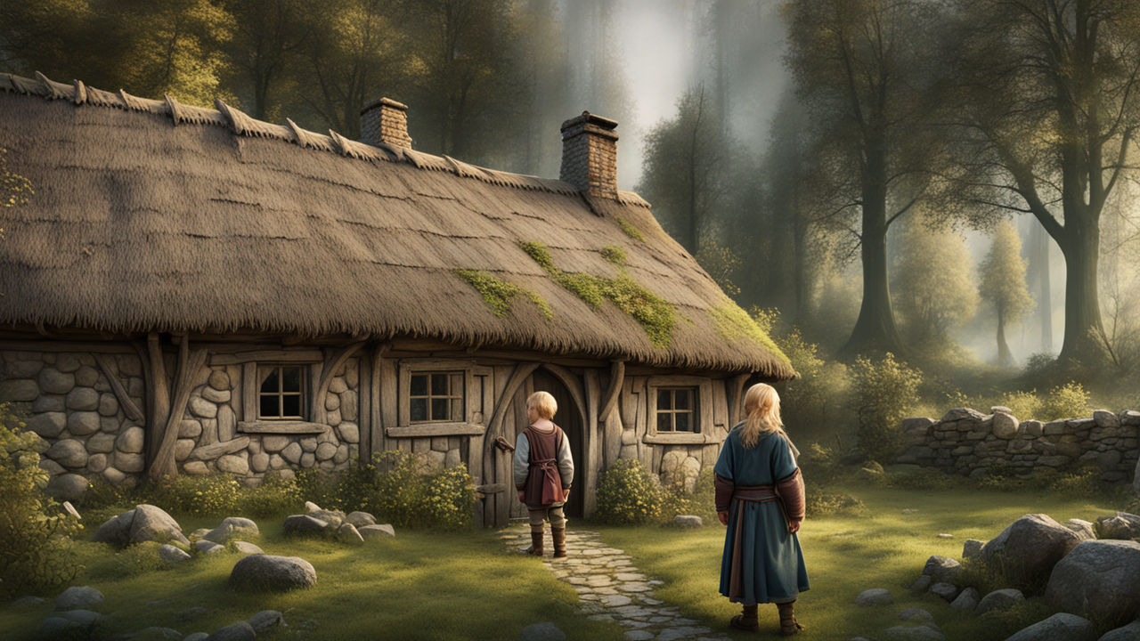 Medieval Viking cottage by Педро - Playground