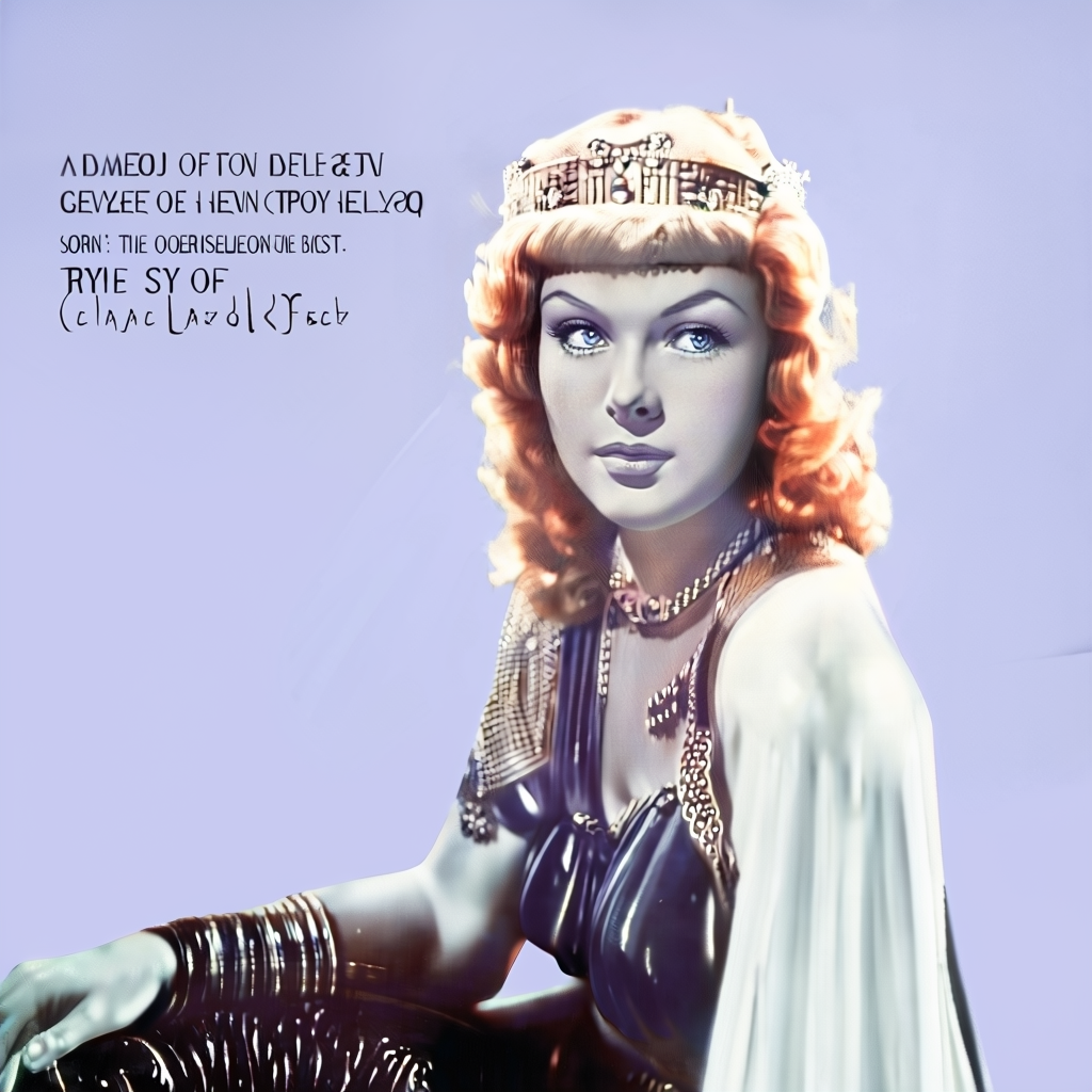 ANITA EKBERG AS HELEN OF TROY IN THE STYLE OF ERTE by Frank Morlock ...