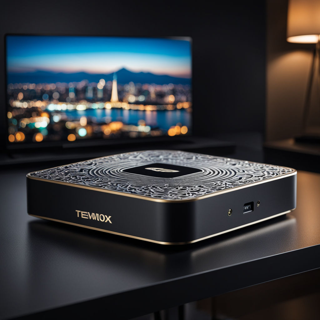 Slim TV box as the focal point in a studio photo by 99 КАНАЛ - Playground