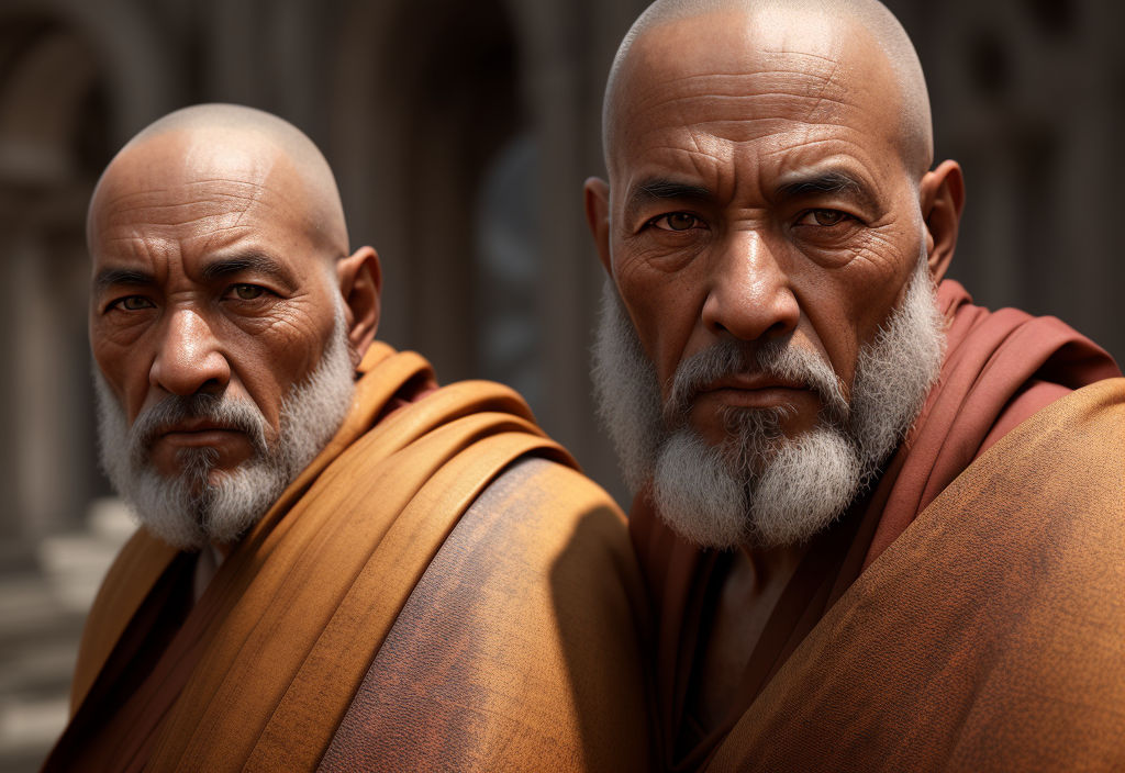 An ancient monk by Erick Gutierrez - Playground