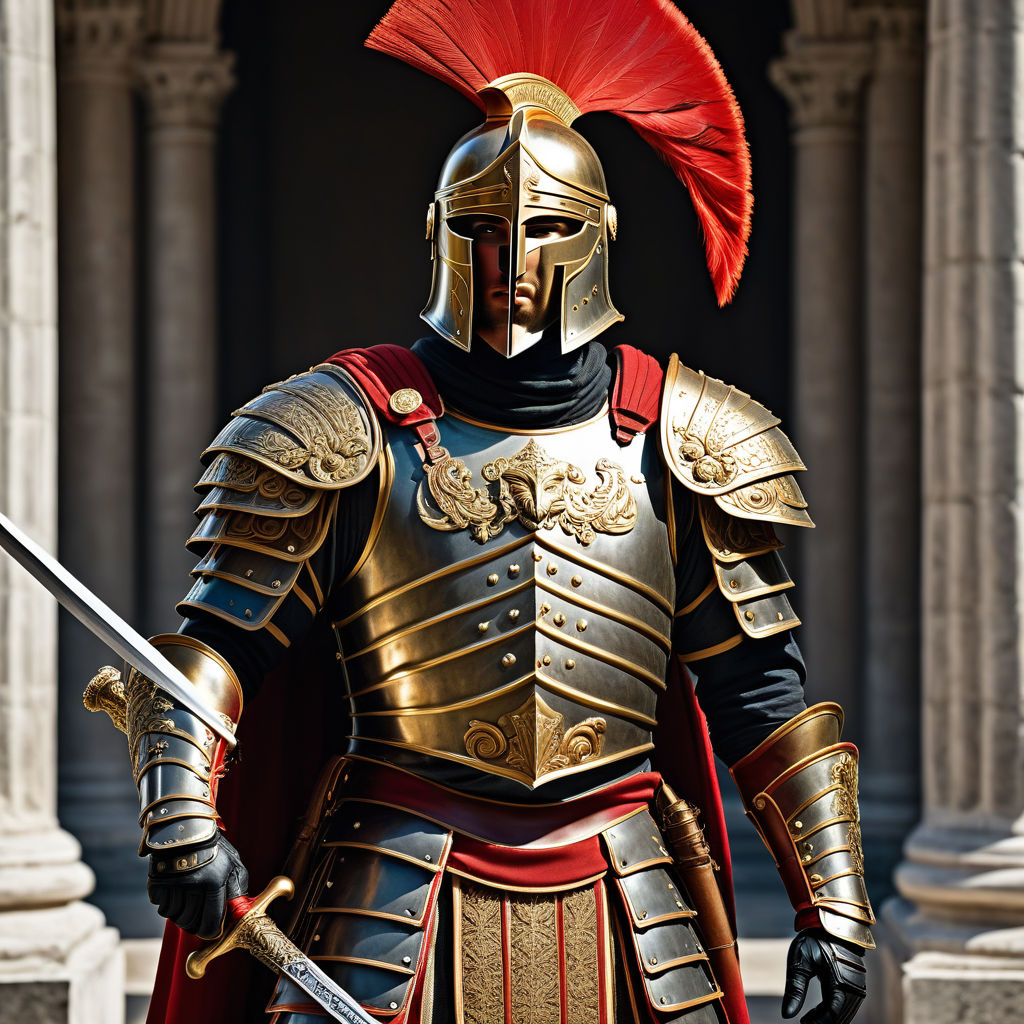 A male muscular elite armoured soldier full body by Xelo - Playground