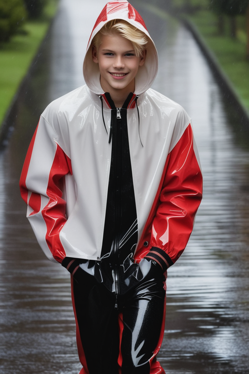 Blonde 15 year old boy supermodel by Crazy Pete - Playground