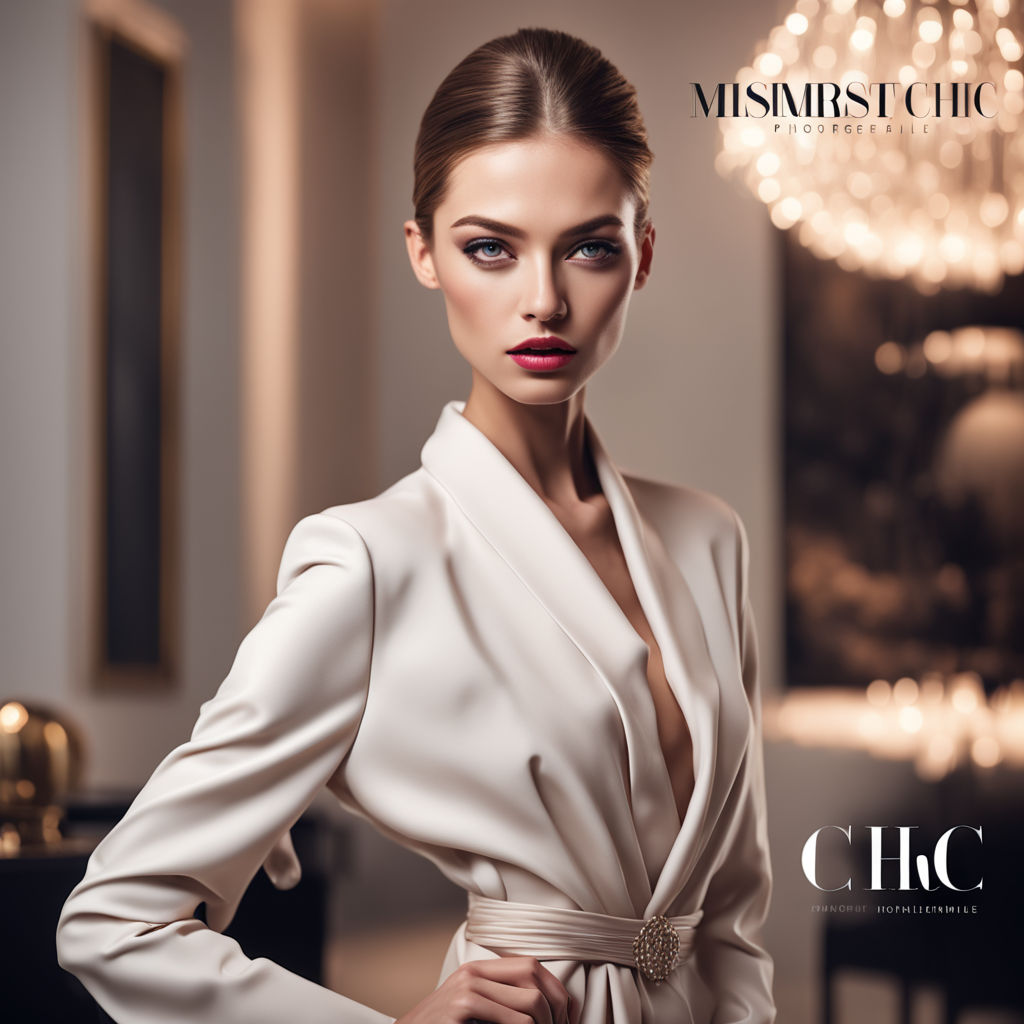 High Fashion Model Strikes An Elegant Pose On The Cover Of A By Alex Penza Playground