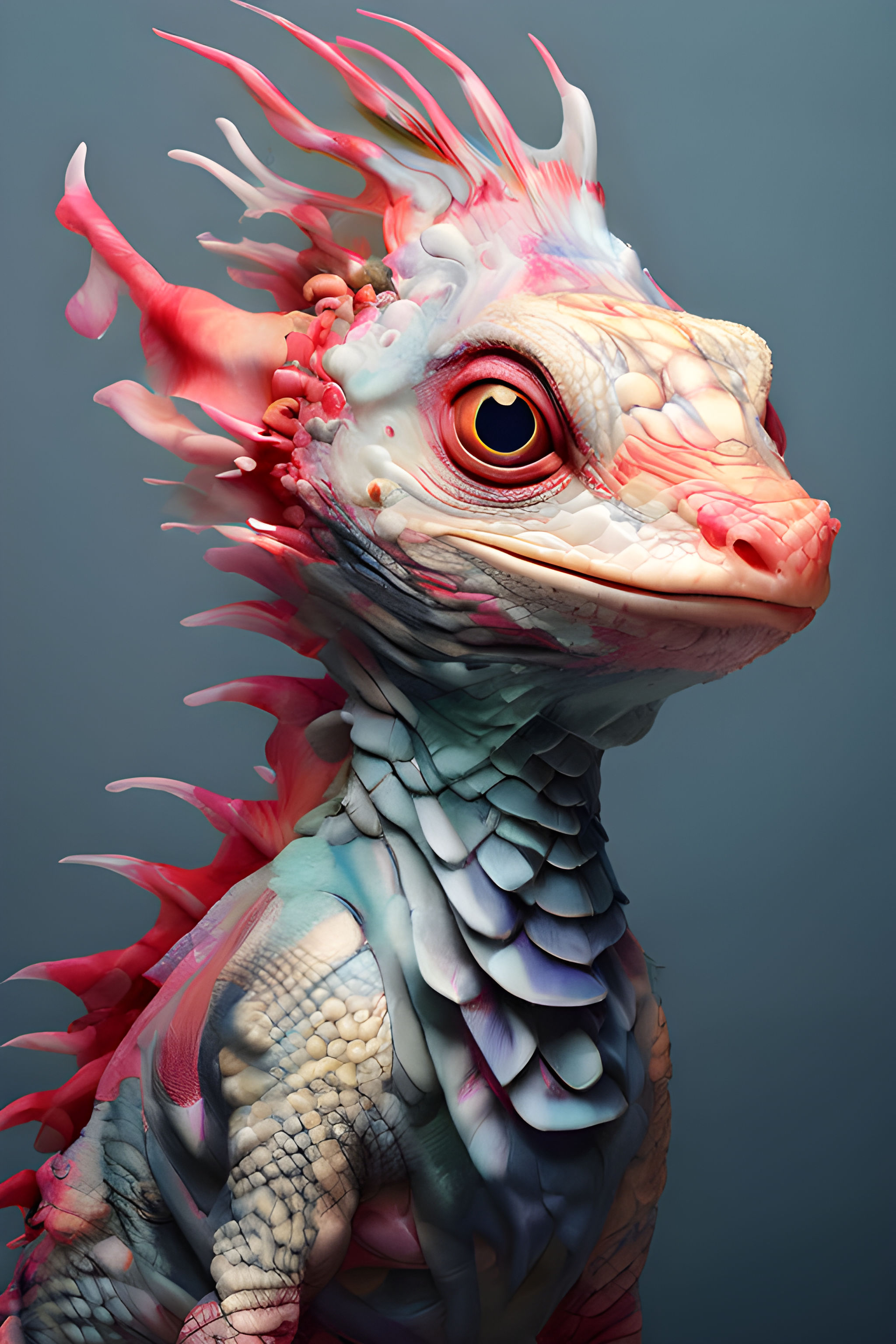 An imaginary creature that blends characteristics of mammals by Amit ...