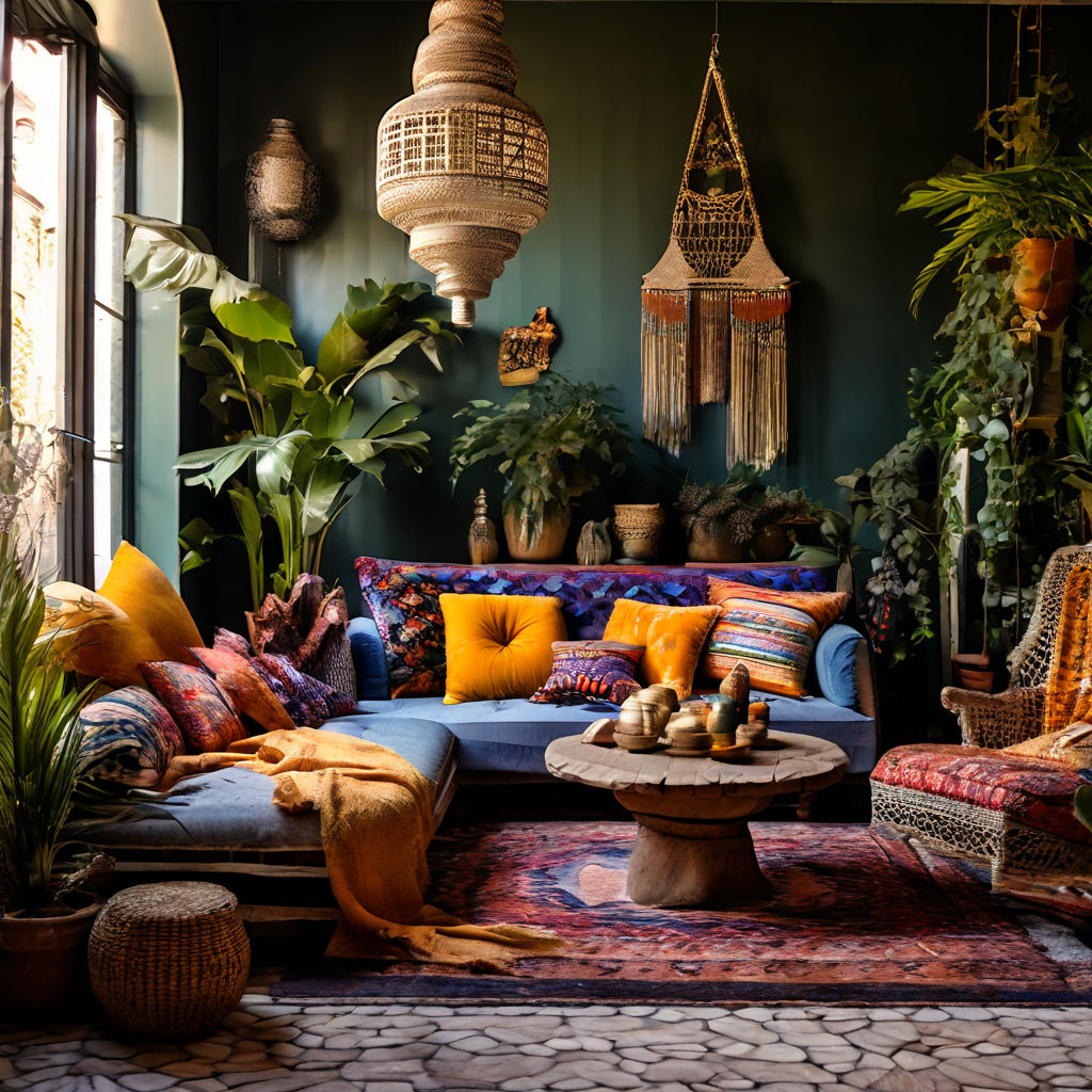 Bohemian interior design by Kenneth Josef Tadeo Menorca - Playground