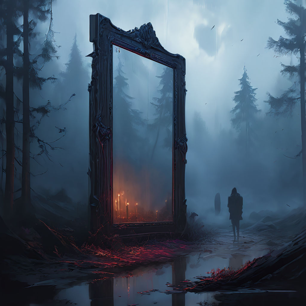 Mirror with fog by 응가라바 - Playground