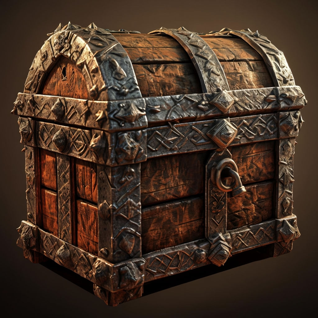 Create a 3D render of a medieval-styled prop with an authent... by Mary ...