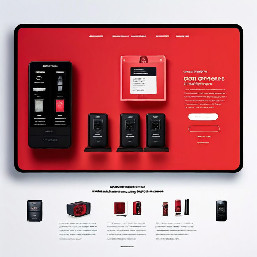 E-commerce website interface featuring the Powers Electronic... by ...