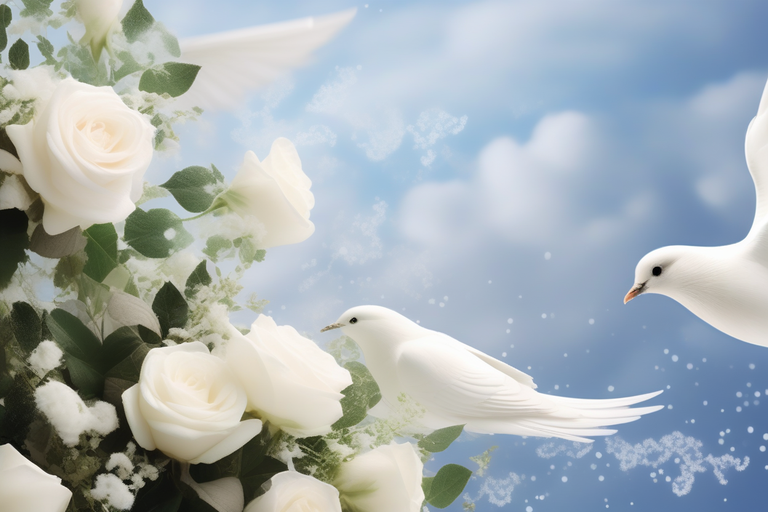 A sophisticated and dreamy wedding card design in landscape ... by ...