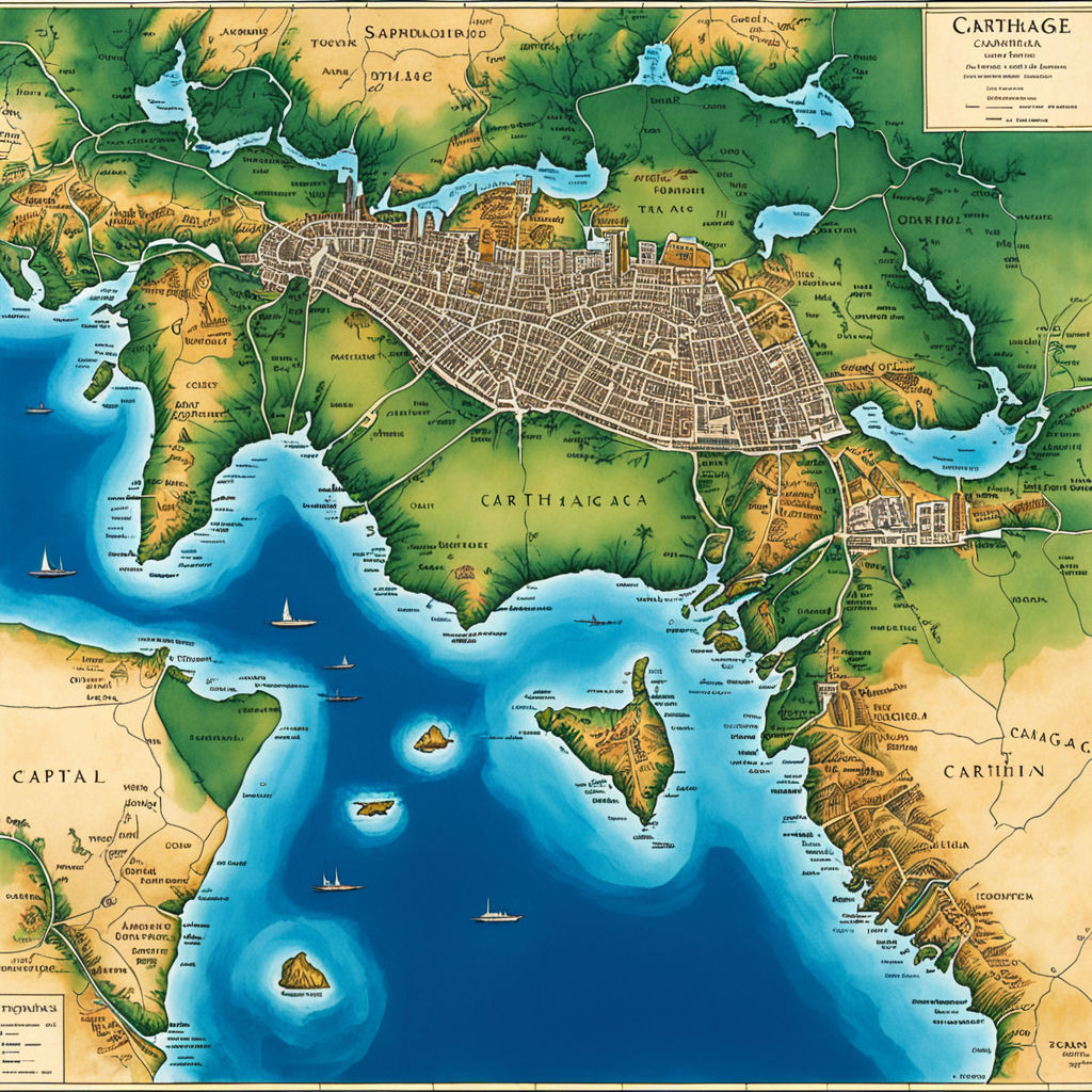 Map of the Carthaginian Empire. Capital of Carthage by SAYADI HOUSSINE ...
