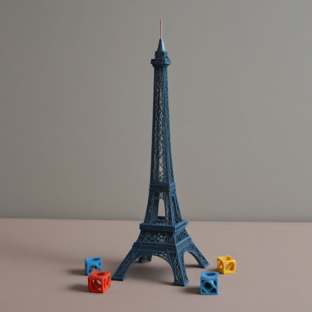 Thinking of Tinker Toys. Imagine the Eiffel Tower made of ti... by ...