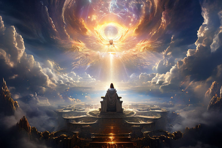 The throne of Spirit creator shines in the sky by Christian Baron ...
