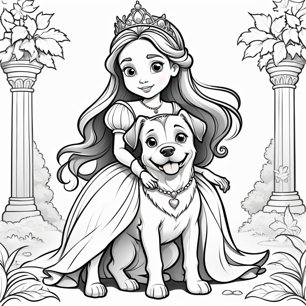 Princess and the dog by SANDRA RAVE - Playground