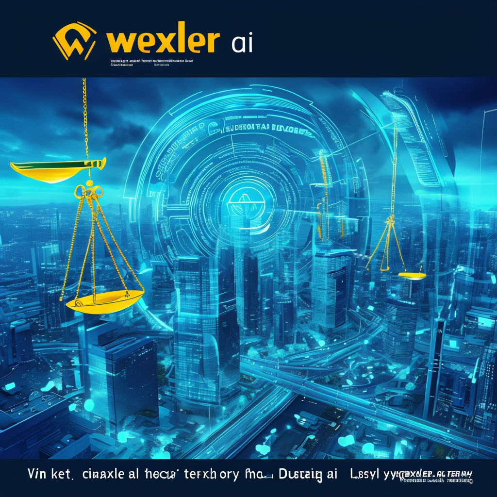 Futuristic poster for a company called "wexler ai" that show... by Kush ...