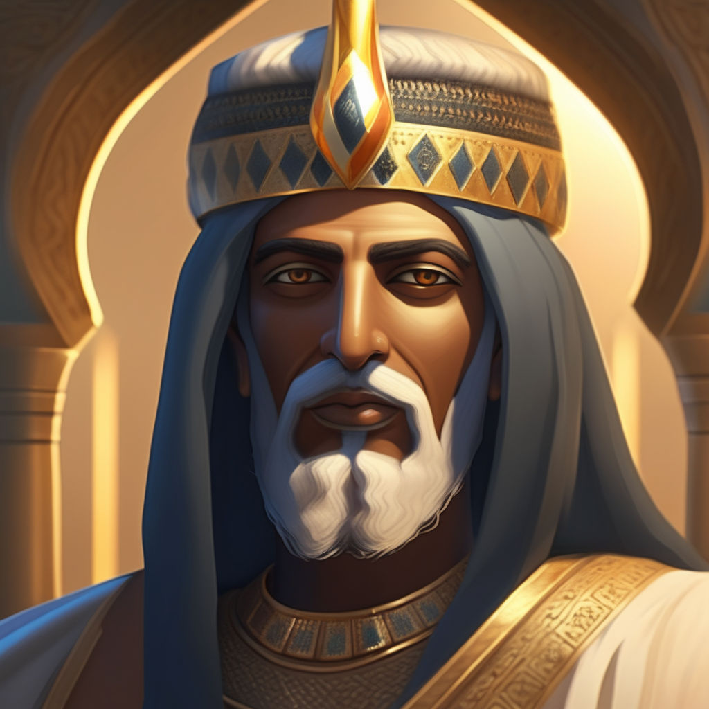 An ancient Arab king by Mostafa Mohammed - Playground