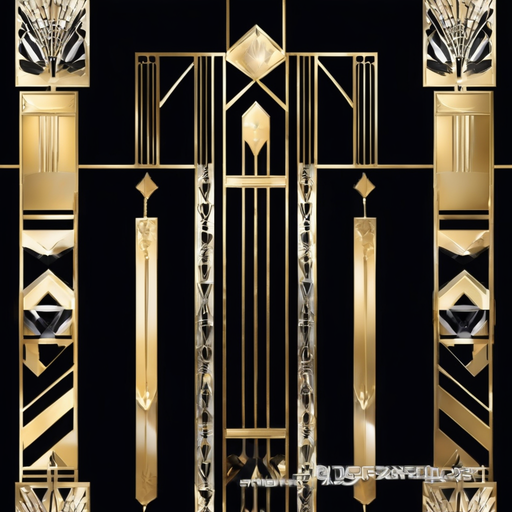 Art deco pattern inspired by given drawing by L Mcleod - Playground