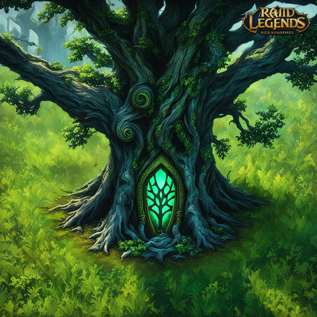 Treeshield Knott from RAID shadow legends game by Tretyadze - Playground