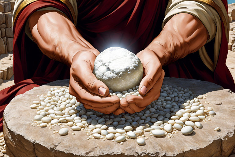 O him that overcometh will I give to eat of the hidden manna by Armando ...