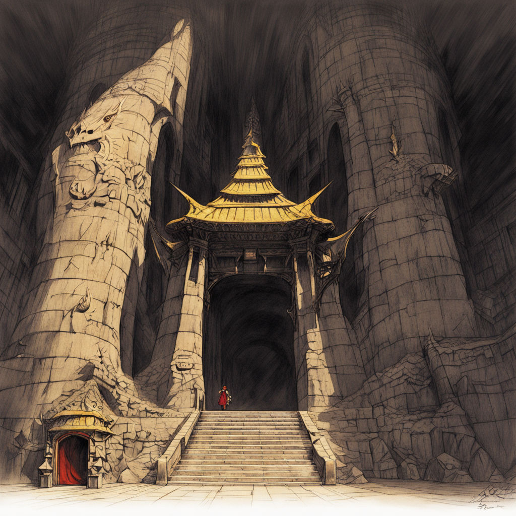 Dragon temple by Kas03 - Playground