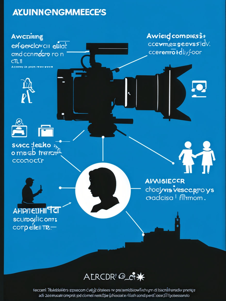 Infographic-style poster for "Advancing media literacy throu... by ...