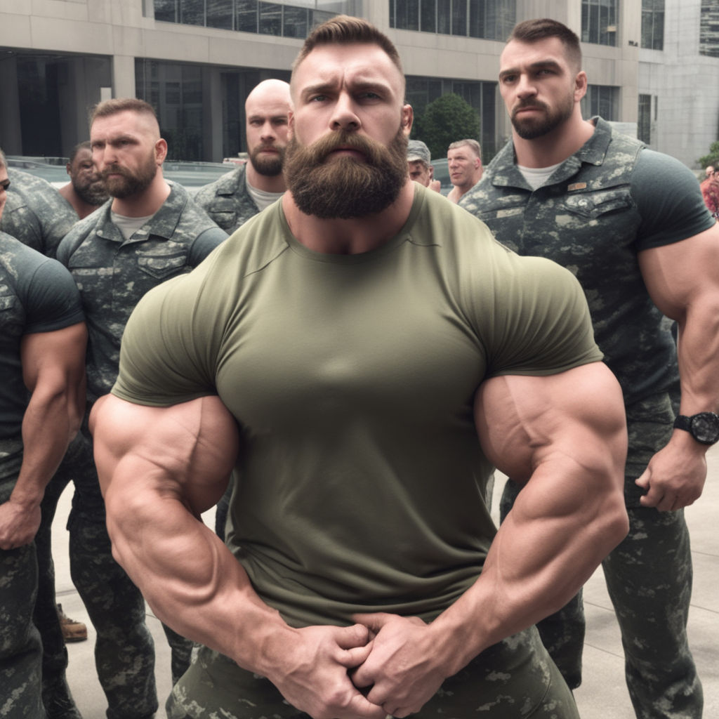 Giant bodybuilder by Vhr - Playground